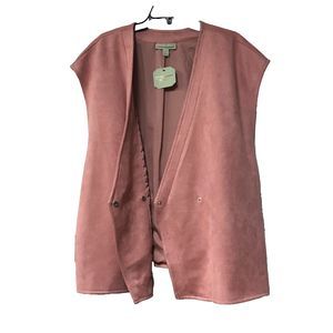 Rye Grass | Jackets & Coats | Nwt Rye Grass Desert Rose Faux Suede Open ...